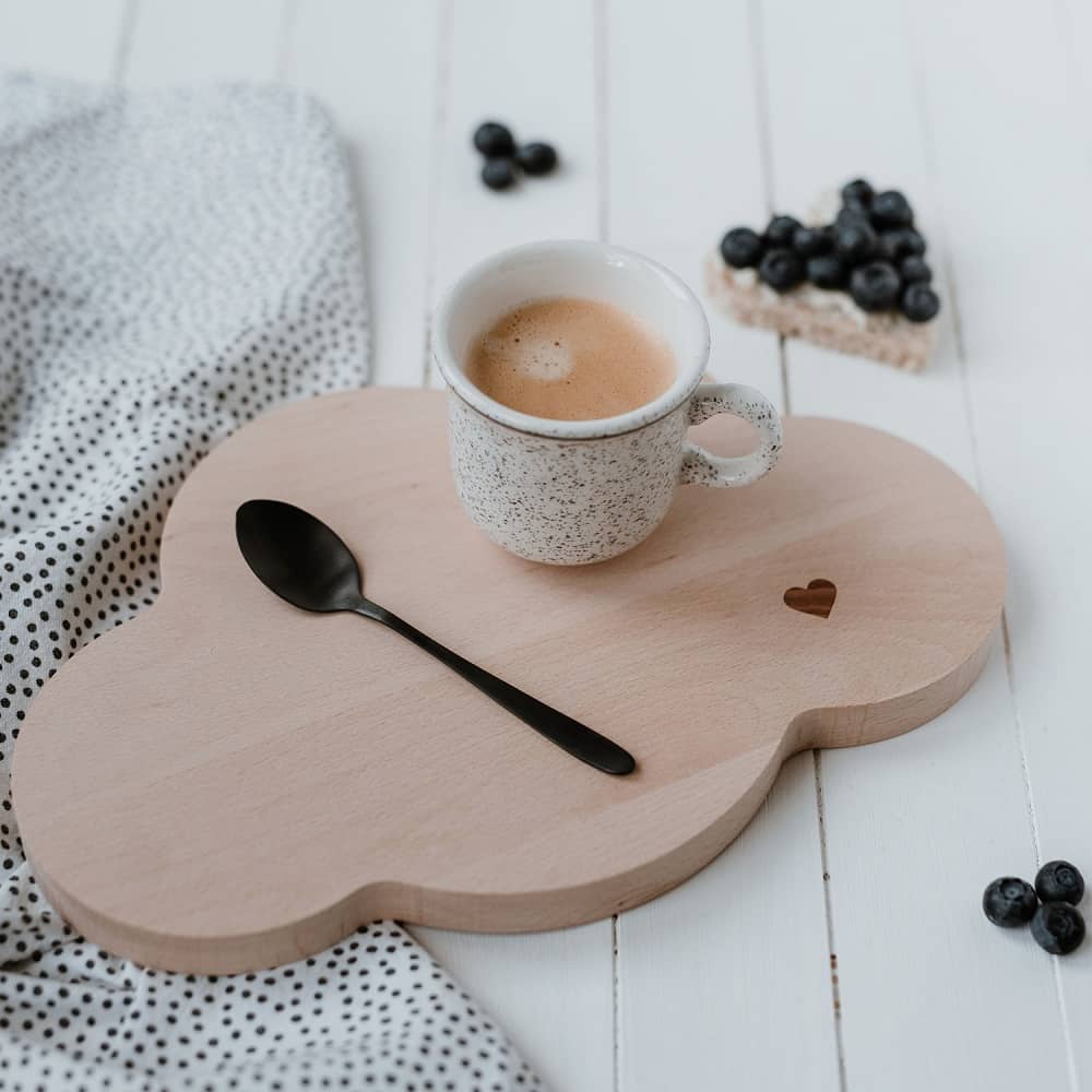 Frühstücksbrettchen Wolke aus Holz | Grüner Gedanke